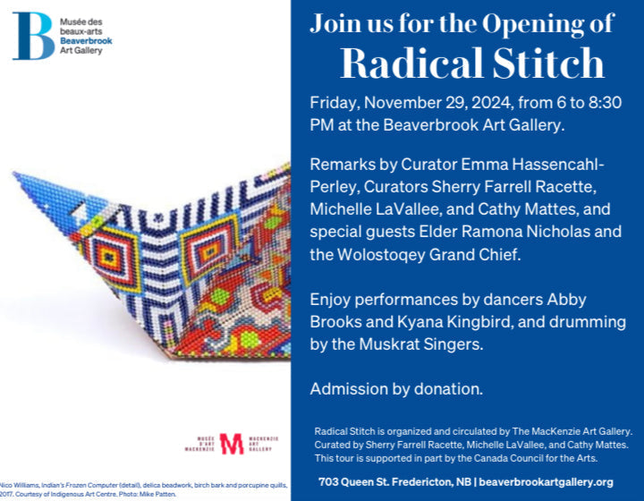 Radical Stitch - Beaverbrook Art Gallery – The Beads Knees